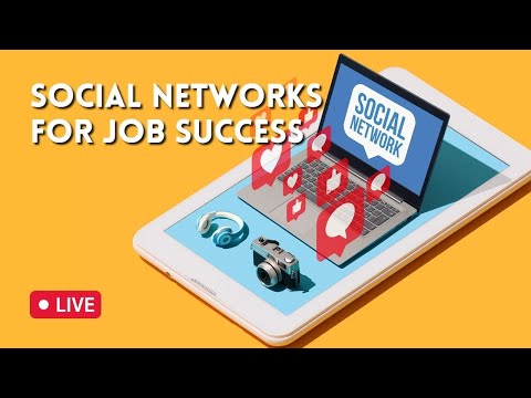 Social Networks for Job Success