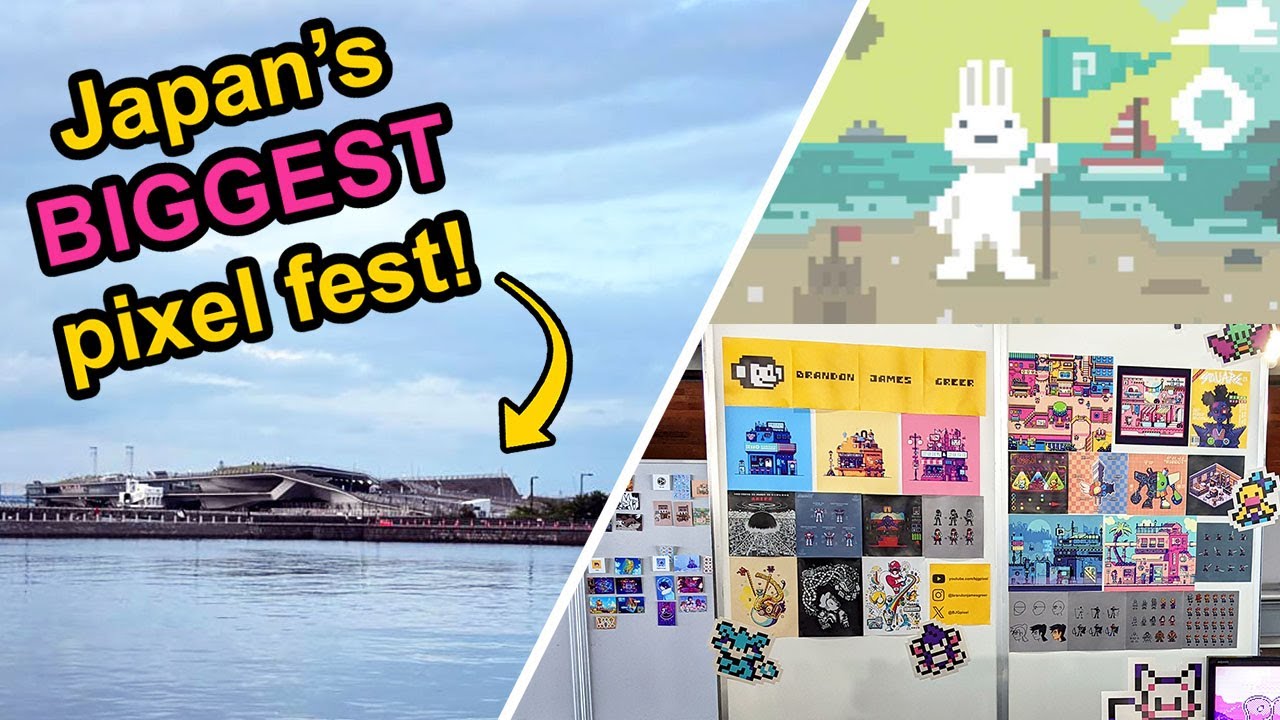 My experience at Japan’s biggest pixel art festival! | ‘Pixel Art Park’ 2025