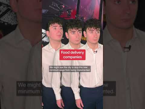 Minimum wage for food delivery drivers