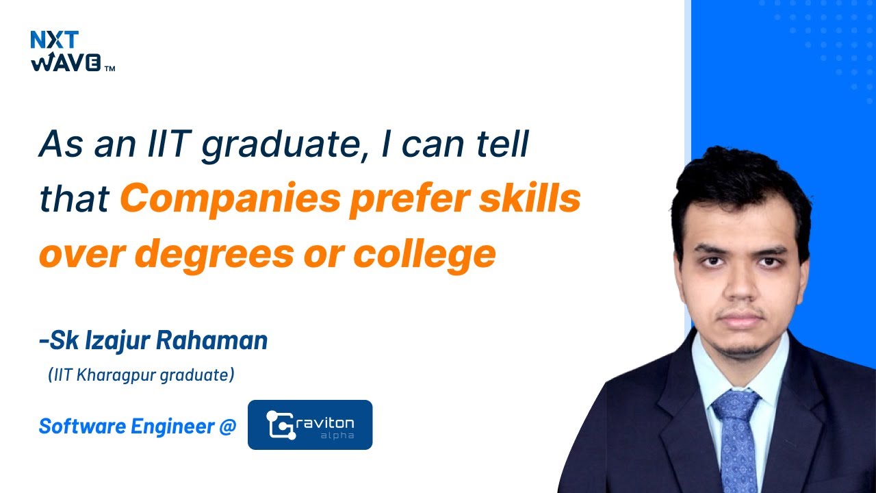 ✨ Rahaman’s Journey With NxtWave Has Secured Him a Tech Job in His Final Year!