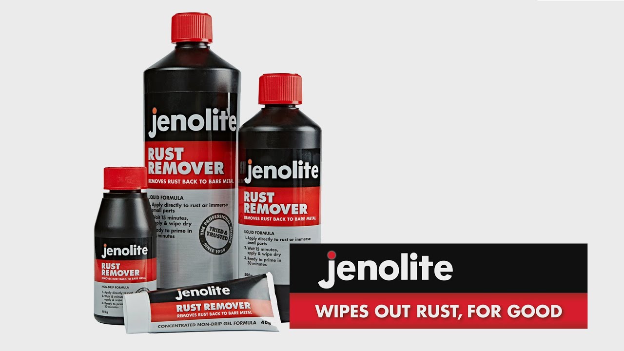 How to remove rust with Jenolite Rust Remover