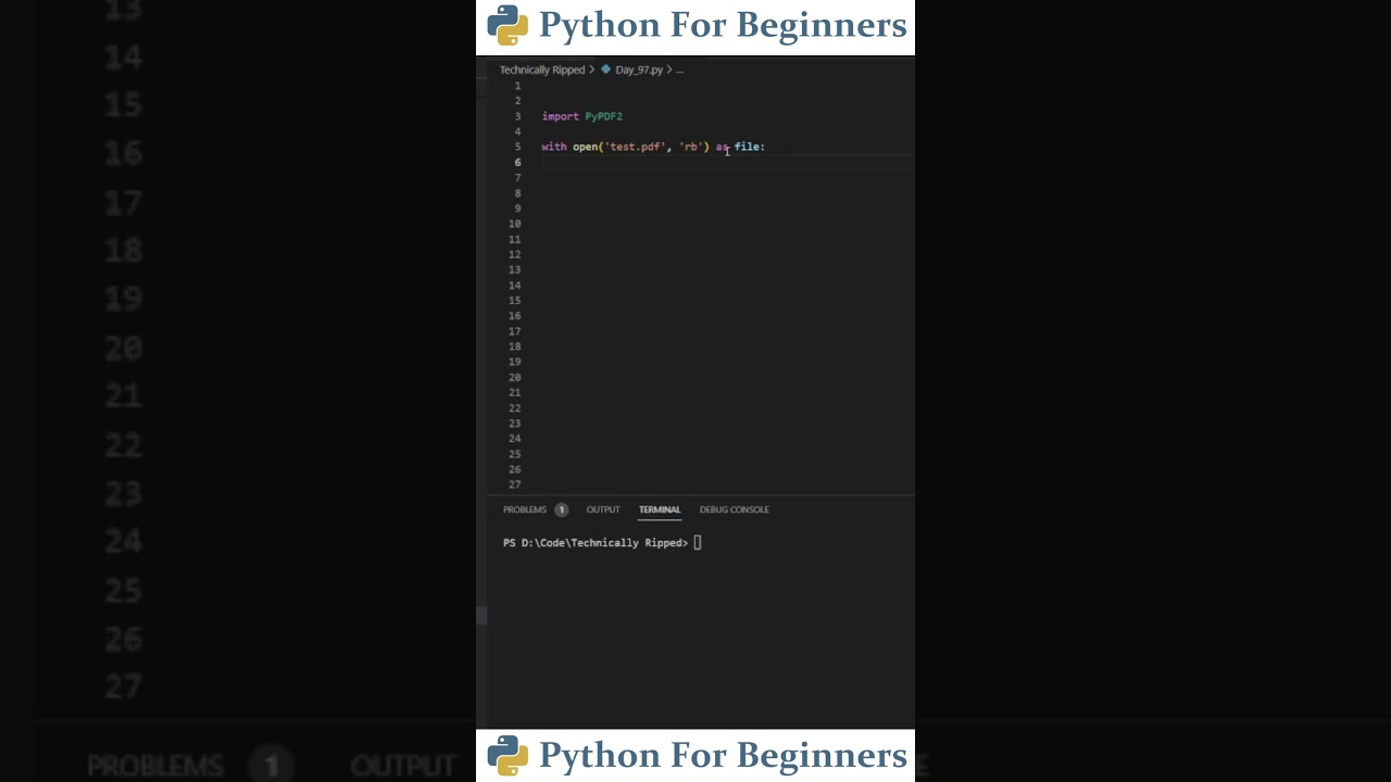 Scraping Text From PDF Using Python | Python For Beginners