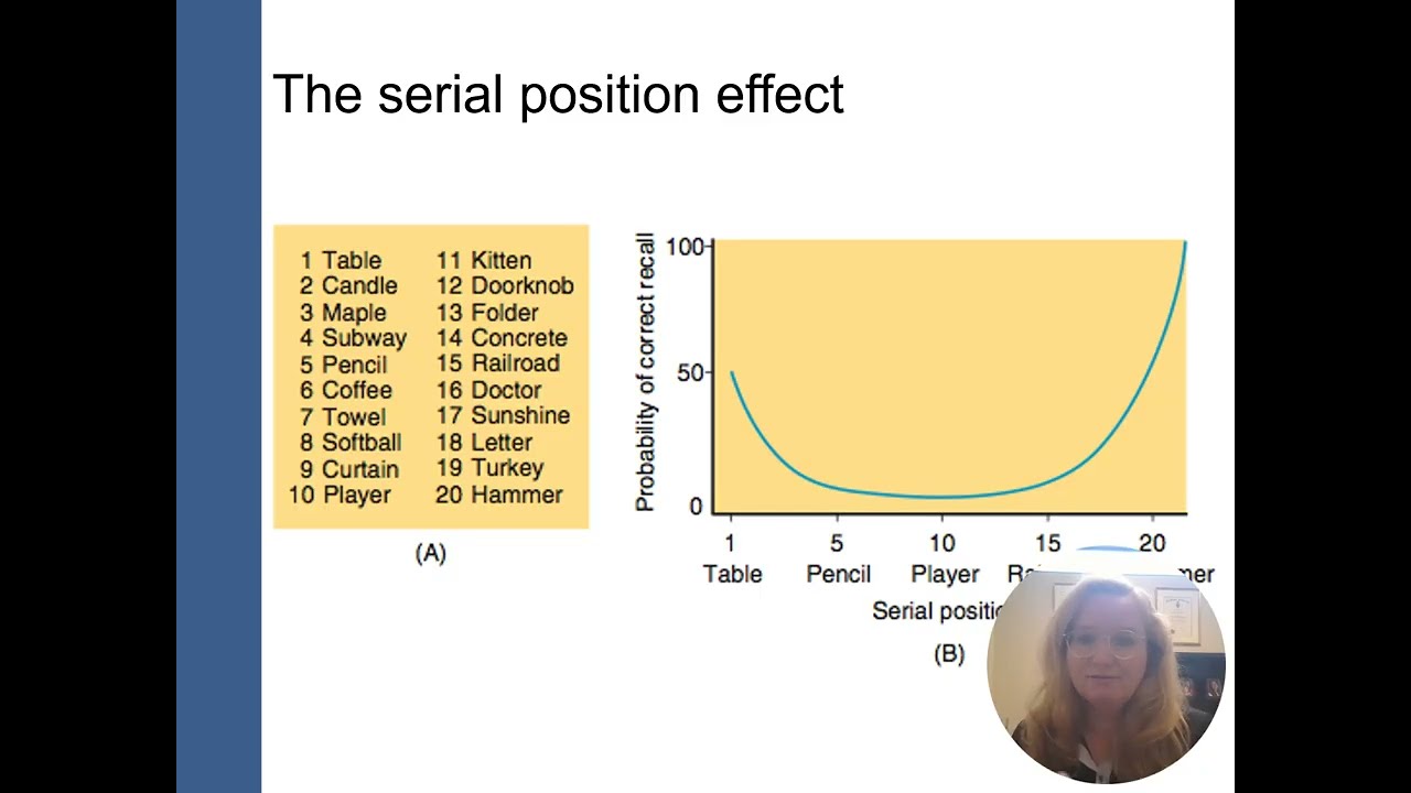 Cognitive Processes Chapter 5: Working Memory