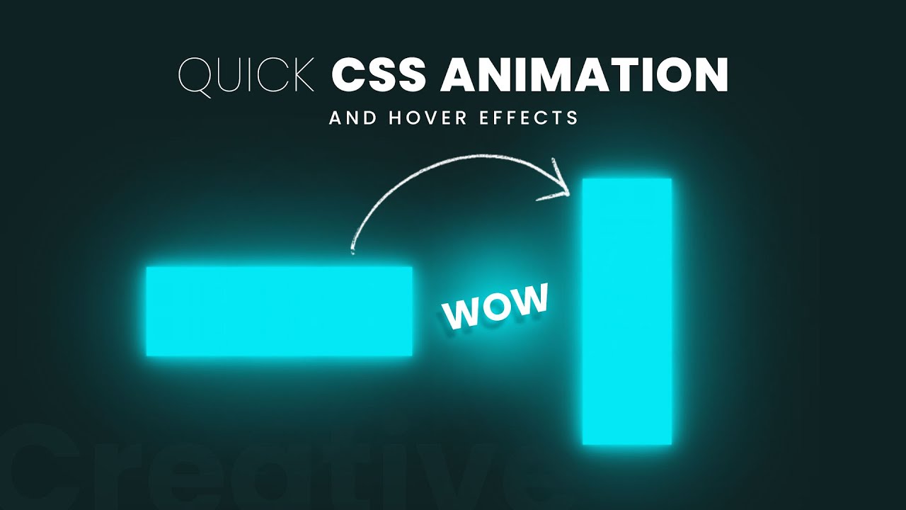 CSS Animation and Hover Effects | Html CSS Tutorial