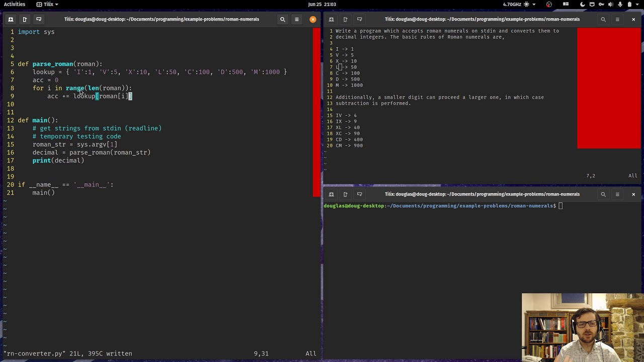 Random Programming: Roman Numerals in Python