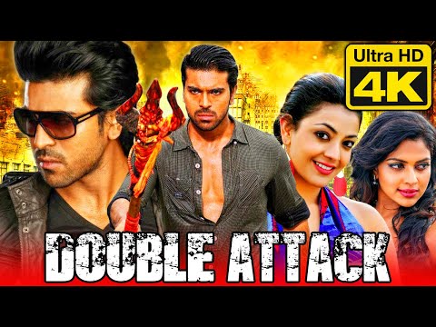 Double Attack (4K ULTRA HD) Ram Charan's Blockbuster Hindi Dubbed Movie | Kajal Aggarwal, Amala Paul