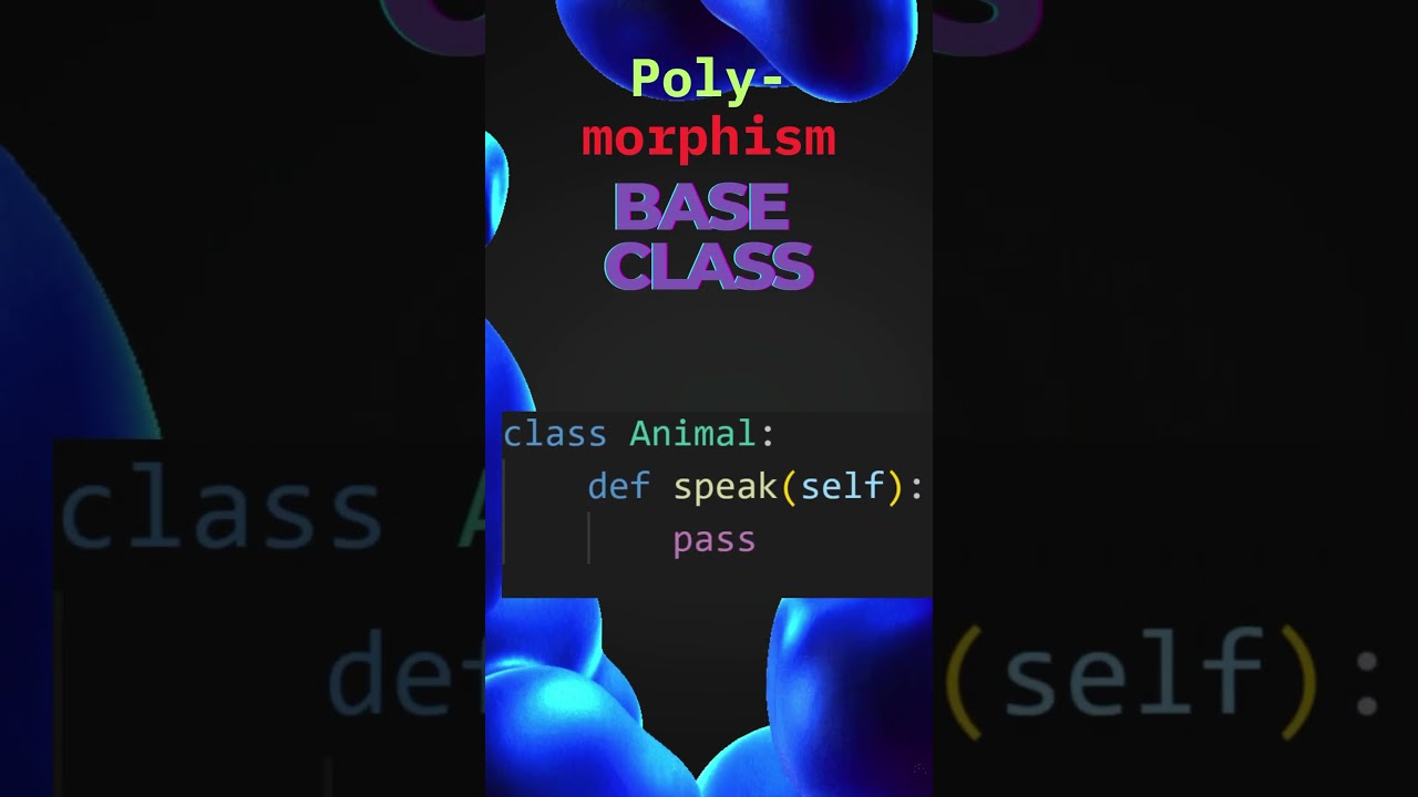 Learn the basics of #polymorphism in this quick video. #coding #programming