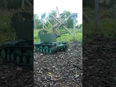 Soviet Tank KV-2 Through the mine field!💥💥