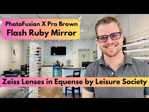 Leisure Society Equense | Zeiss Stone Gradient Tint on PhotoFusion X Pro Brown With Ruby Mirror