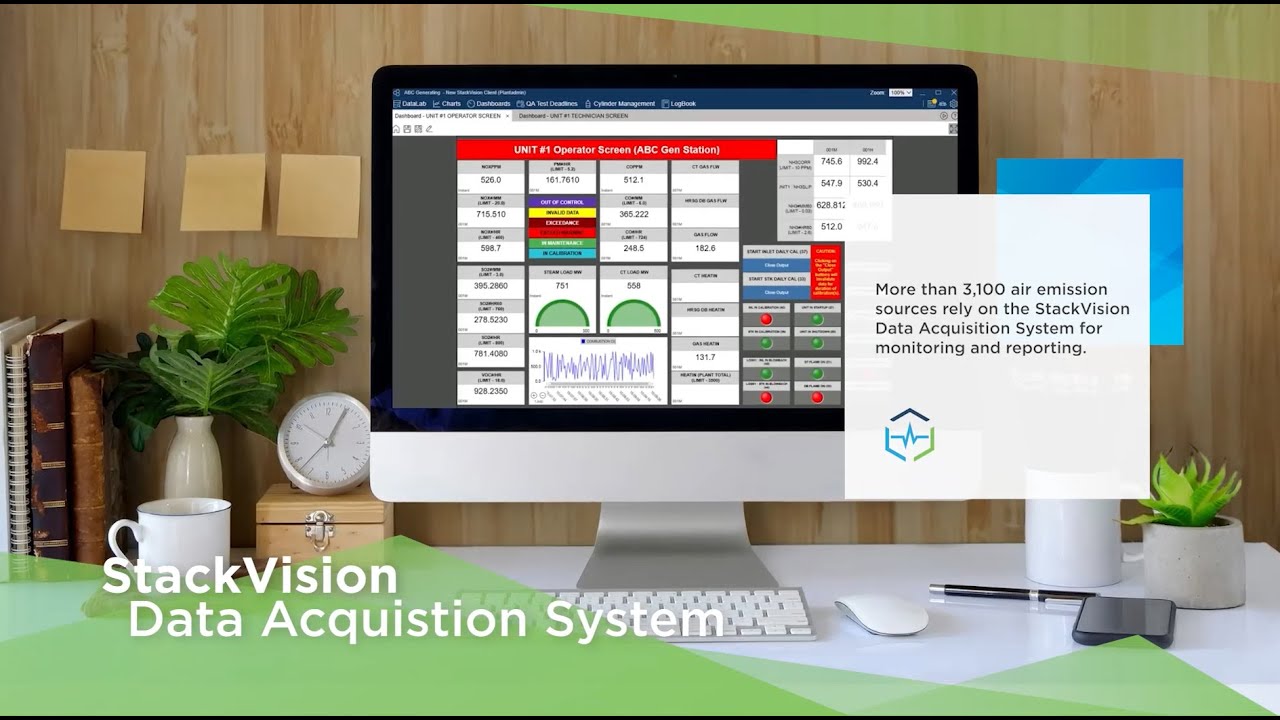 StackVision is specifically designed to meet the needs of air continuous monitoring compliance.