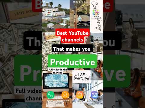 Best YouTube channels that makes you productive ❤ #productivity #productive