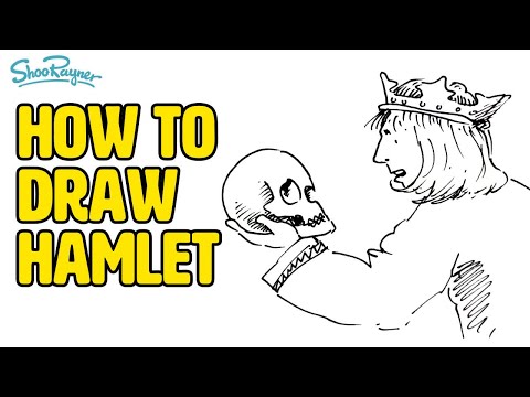 How to draw Shakespeare’s Hamlet | Shoo Rayner