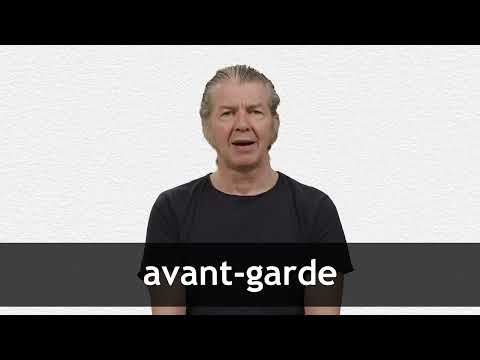 How to pronounce AVANT-GARDE in American English