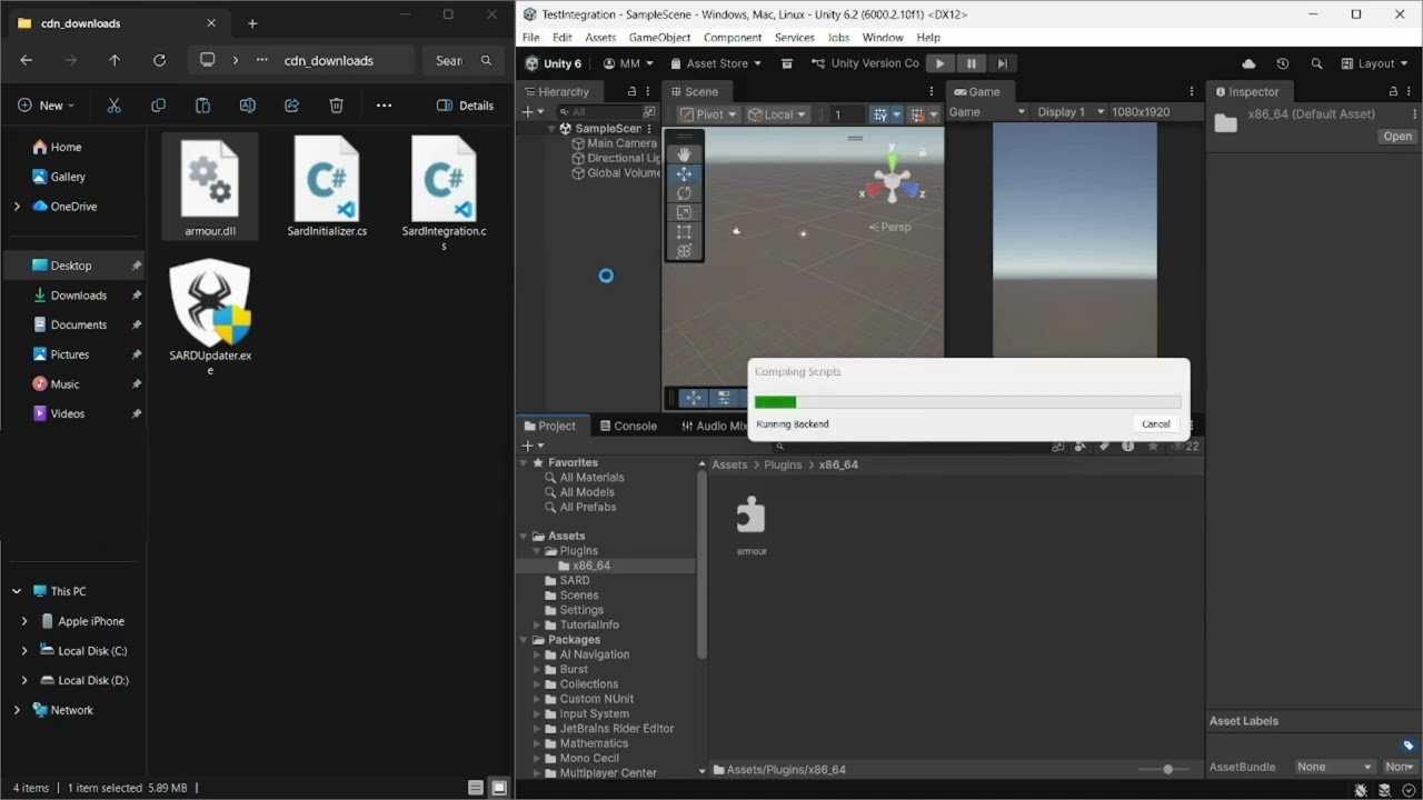 Unity Integration Video Tutorial