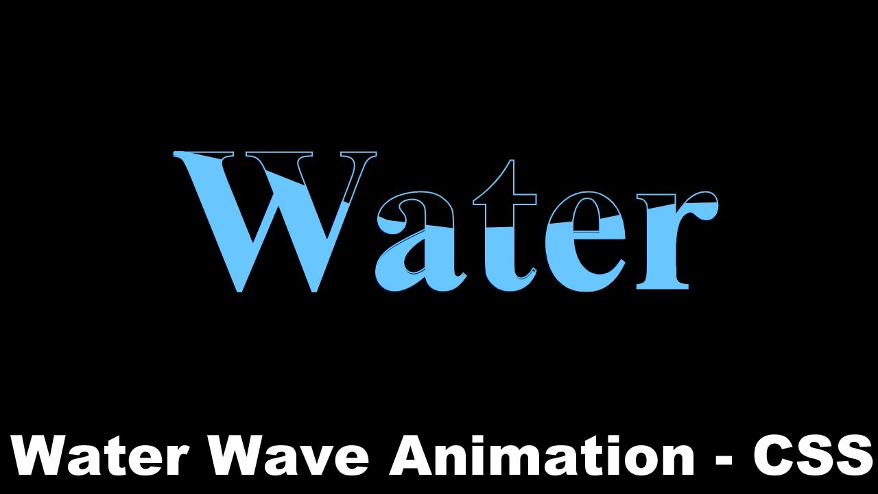 Water Wave animation using CSS Clip path property, CSS Tutorial, CSS animation, Cyber Warriors