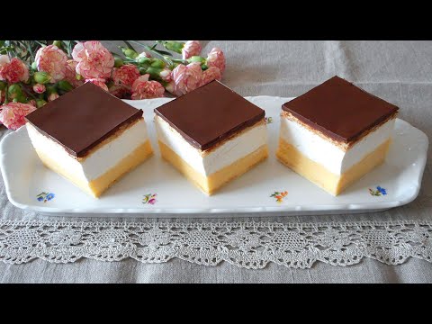 Francúzsky krémeš. Vanilkovo-smotanový dezert s čokoládou. | Viera Ližičárová | / LiViera dessert /