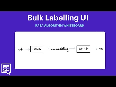 Rasa Algorithm Whiteboard - Bulk Labelling UI