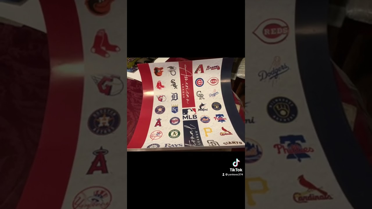 I got a poster of all 30 mlb teams
