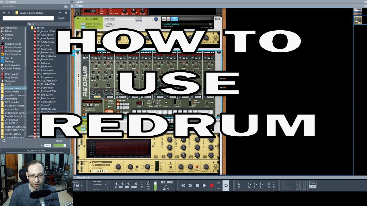 Reason Tutorial 2 - How to Use Redrum