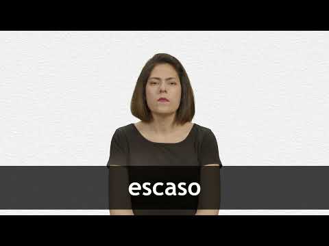 English Translation of “ESCASO” | Collins Spanish-English Dictionary