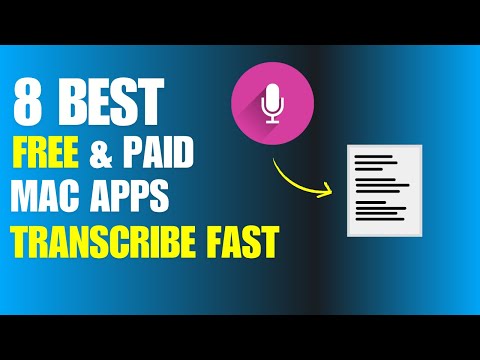 8 Best Free & Paid Mac Apps to Automatically Transcribe Audio & Video to Text