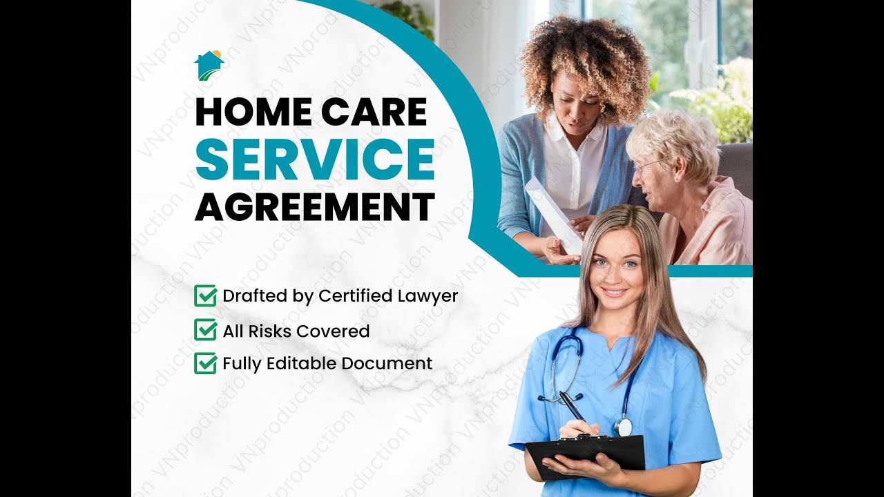 Home Care Service Agreement Fully Editable #DOWNLOAD #description