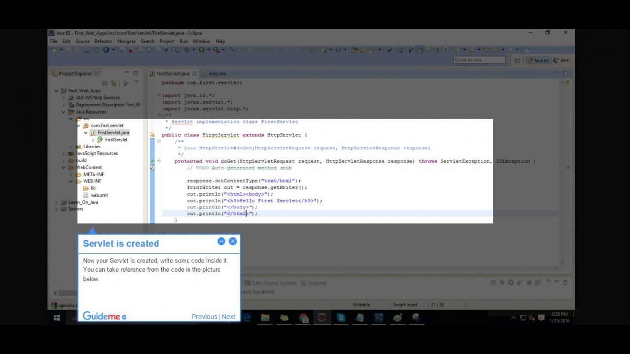 How to Create First Web Application using Eclipse @java #eclipse