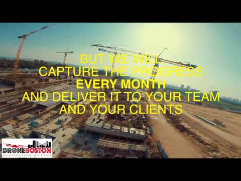 Crazy Construction Progress Ad - DroneBoston LLC