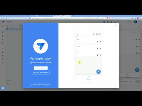 02 Appsheet First Application