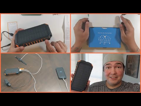 Riapow Solar Power Bank Unboxing & Test!