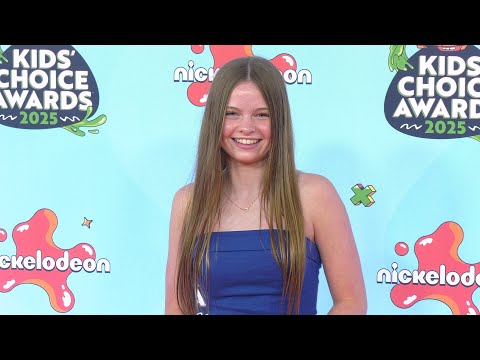 Salish Matter 2025 Kids' Choice Awards Orange Carpet