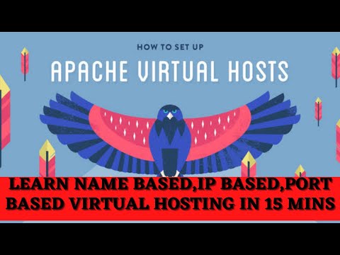 Configure Virtual Hosting in Apache web server | Learn Name, IP & Port based Virtual Hosting in 15m