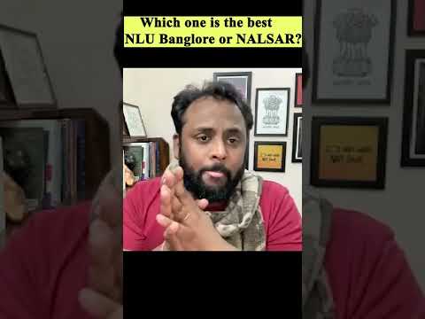 NLU Banglore or NALSAR? | #shorts #megagk #clat2023 #clat2024
