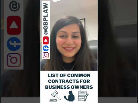 Common Business Contracts You May Need! 💯