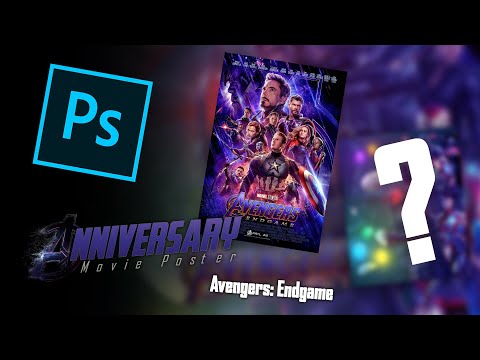 I Made the 2 years old Avengers Endgame poster! | Anniversary Movie Poster #1