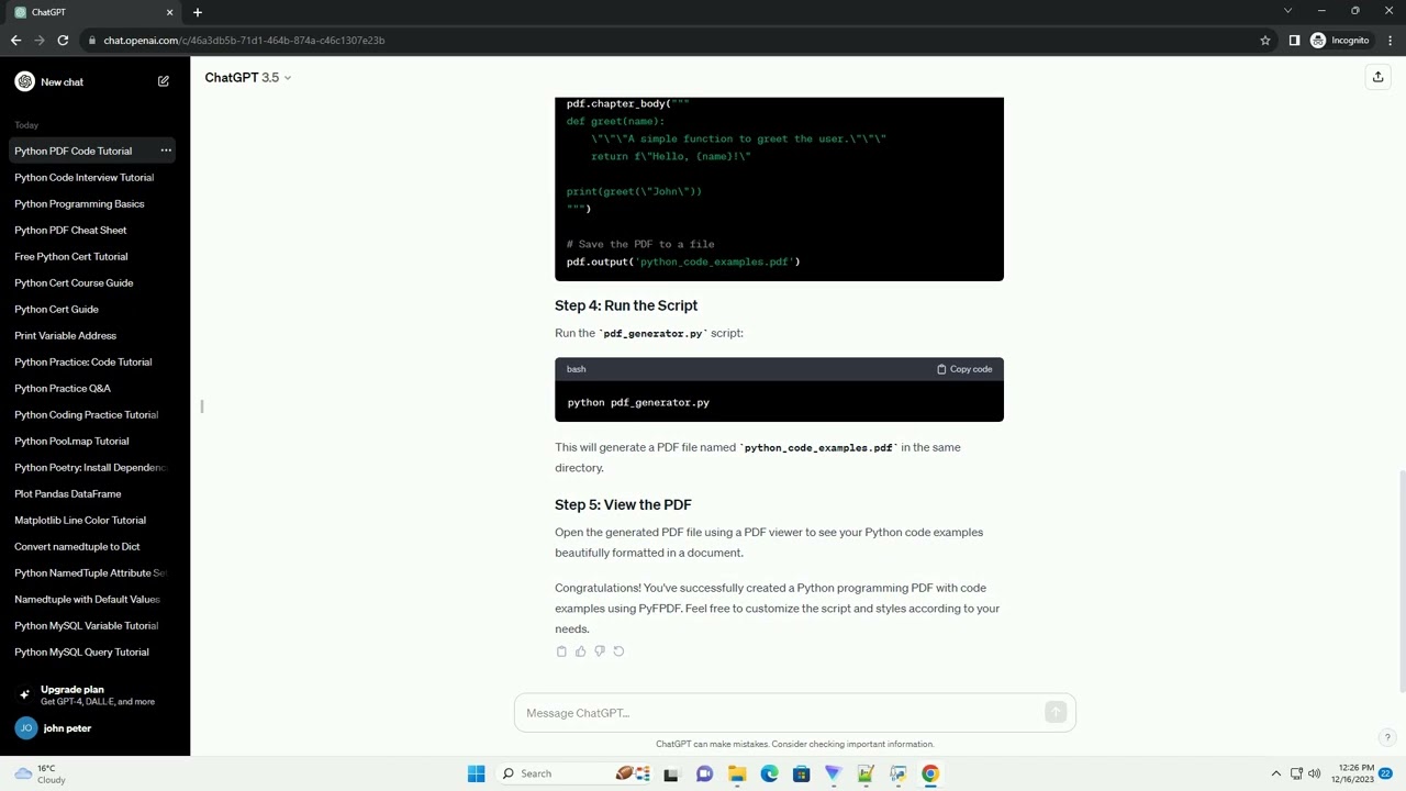 python programming code pdf
