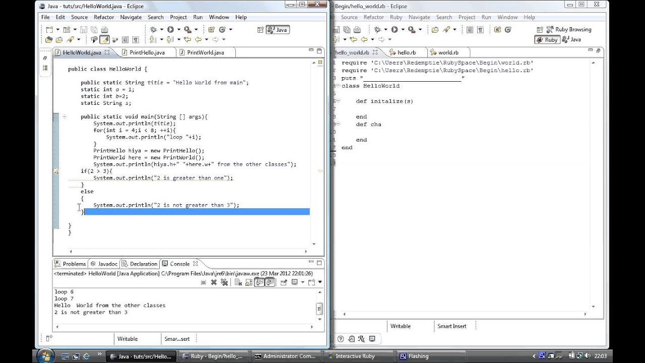 Ruby Programming IF Else Elsif and ?: - 11