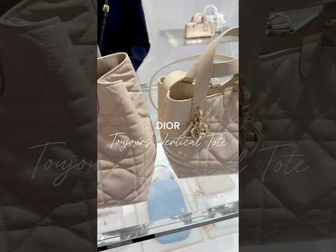 DIOR 🥰 Comparing Brand New Dior Toujours Vertical Tote Medium vs. Small Must Have!#dior #diorbag
