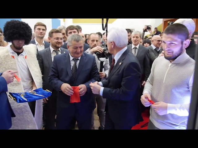 Hasbulla Magomedov trains at the Nurmagomedov School of MMA opened by ...