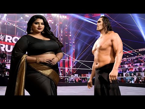 🔥The Great Khali vs Girl Sumo || WWE Clash At The Castle Match🔥