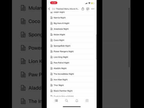 Movie nights made easy now with themed menus for Notion now on Gumroad