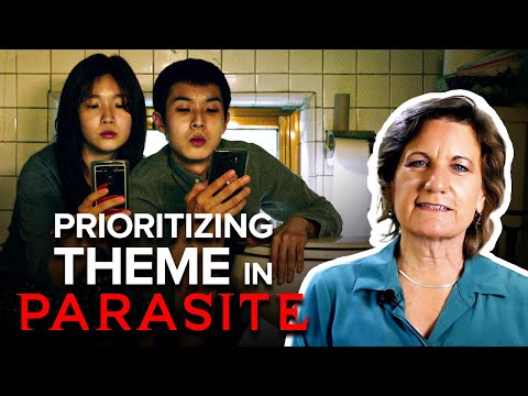 Giving Purpose to an Action Story with an Overarching Theme in Parasite