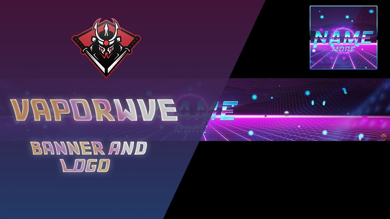 BANNER VAPORWAVE TEMPLATE / COMMAND OPEN