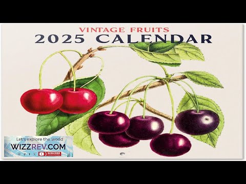 Botanical Wall Calendar 2025 12" x 12" FSC® Plastic Free Starts Review
