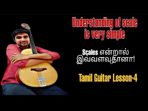 What is scale in music|Understanding of scale is simple|How to easily understand scale|TamilGuitar