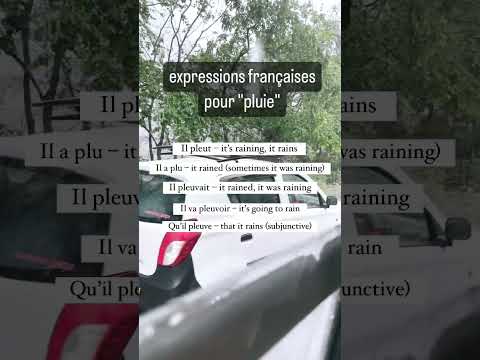 expressions françaises pour “pluie” #apprendrelefran #learnfrench #france #learning #easyfrench