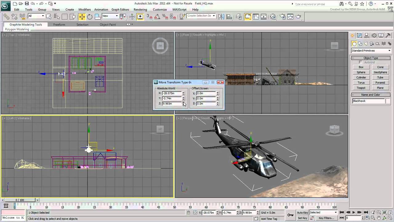 Transforming Objects in 3ds Max - Part 2