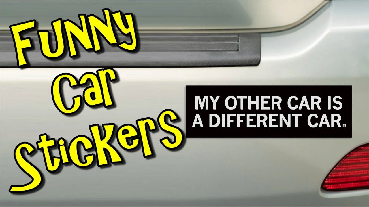 Funny Car Stickers Moving On