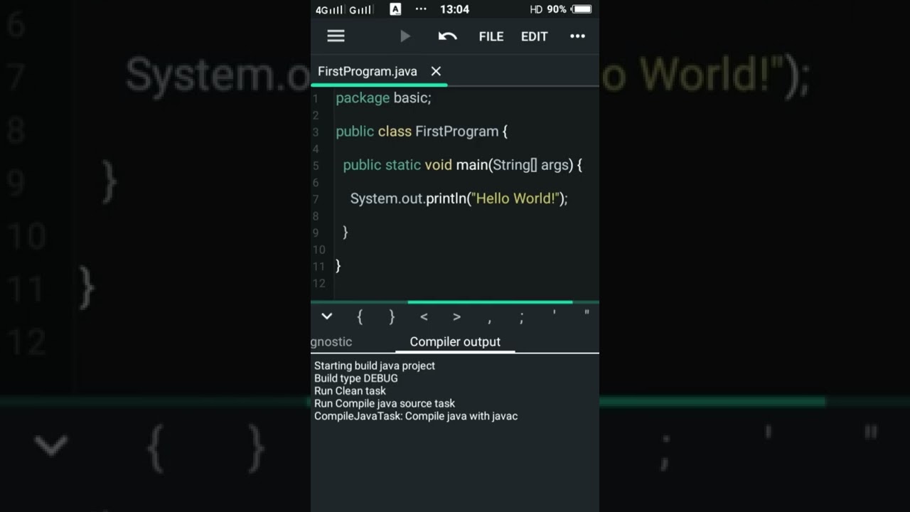 Java vs Python || Hello World #shorts