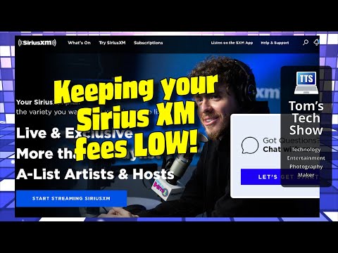 Keeping your SiriusXM Fees LOW